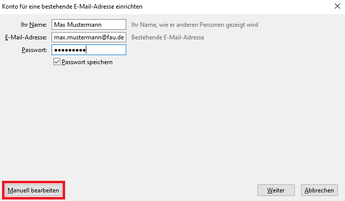 Exchange-Postfach als IMAP-Konto in Thunderbird einrichten › RRZE ...