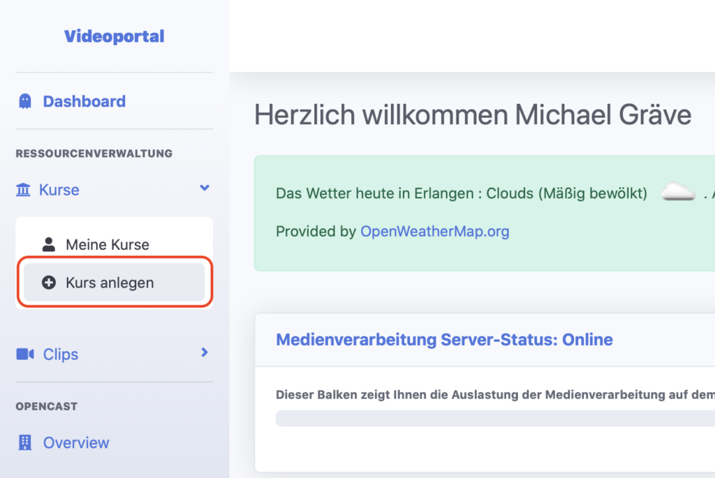 Upload - fau.tv Videoportal für Lehrende - RRZE Anleitungen